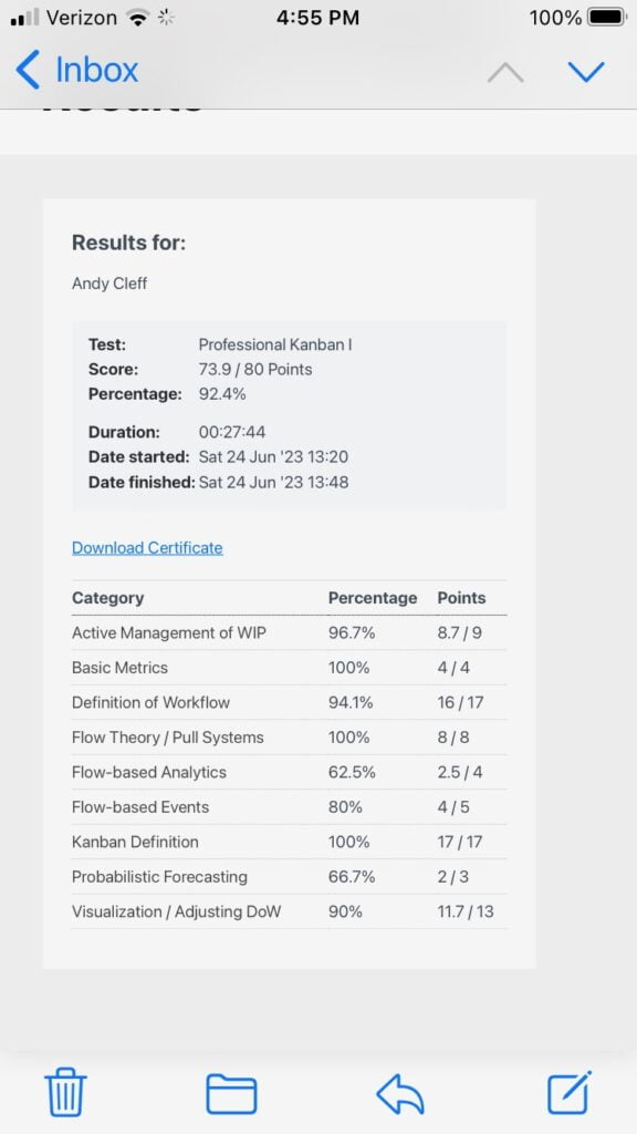 Predictable Agile Delivery and Professional Kanban I (PK-1) - Andy Cleff